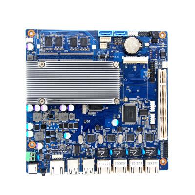 China Network Security Firewall Mainboard Atom D2550 4 Lan Mini Itx Pfsense Router for sale