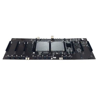 China Intel® X79 Dual Xeon E5 CPU Cryptocurrency Miner Mainboard 9 PCIE 16X 60mm Spacing for sale