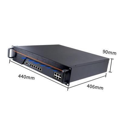 Cina 2U rackmount 14 Gigabit LAN Firewall Soft router per PC Supporto Intel®C236 9° I3 I5 I7 in vendita