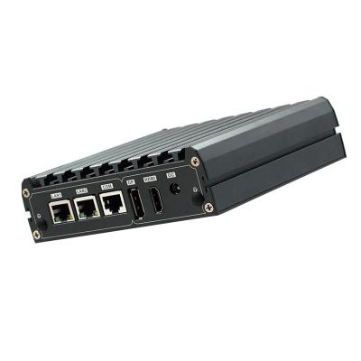 China Fanless Firewall Mini PC 2 Gigabit Ethernet Quad Core J1900 E3845 CPU for sale