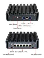 China Celeron 5305U 6 Gigabit LAN PFSENSE firewall PC Fanless mini pc for sale
