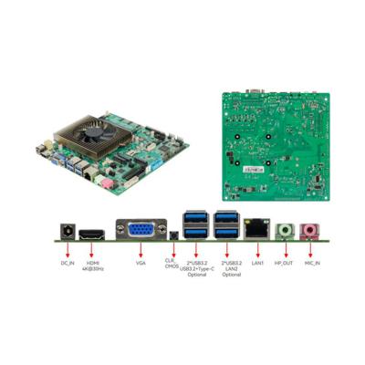 China Intel®Tiger Lake UP3 11th Core i3/i5/i7 Mini-ITX mainboard 6 COM for sale