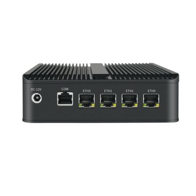 China Intel ® J6412 cpu 4*2.5G LAN 6 USB Firewall appliance pFsense soft router fanless mini industry pc for sale