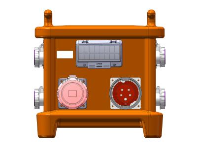 Cina Prova arancio di perdita della scatola di distribuzione di Manica della copertura 18 dell'HDPE in vendita