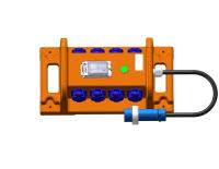 China 8 Channel Power Distro Boxes Manual Switch 6080w Convenient Power Socket Box for sale