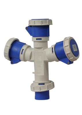 Cina IP67 3 incavo della spina del separatore Y di modo 16A 220V multi in vendita