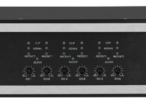 中国 1000w多機能10Hz 6チャネルの電力増幅器 販売のため