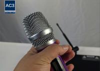 China 250KHz LCD Screen 690MH KTV Wireless Microphone System for sale