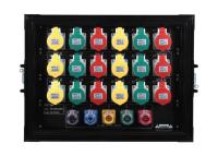 China Indicator Light 16A 3 Phase Stage Lighting Power Distribution for sale