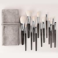 China 14Pcs Black Face Makeup Brush Set for sale