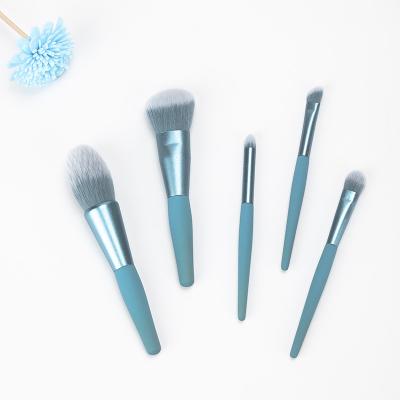 Cina Set di pennelli opaco Mini Travel Makeup Brush Set di trucco dei capelli 5pcs di PBT in vendita