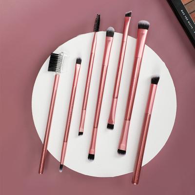 Cina Puntale di alluminio dell'ombretto 7pcs del set di pennelli professionale di trucco in vendita