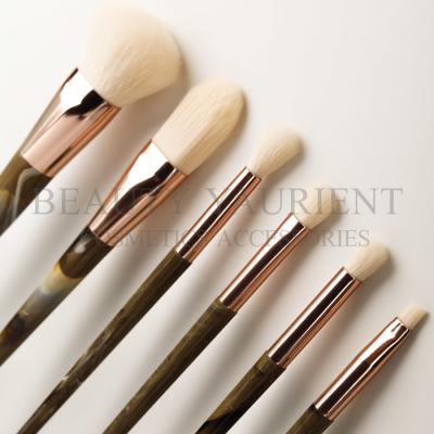 Cina La spazzola di qualità superiore su misura 6pieces di trucco del puntale ha ordinato la forma dei capelli in vendita