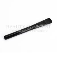 China Customized Logo Black Single Makeup Brush 22cm Multipurpose Long Lasting for sale