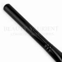 China Customized Logo Black Single Makeup Brush 22cm Multipurpose Long Lasting for sale