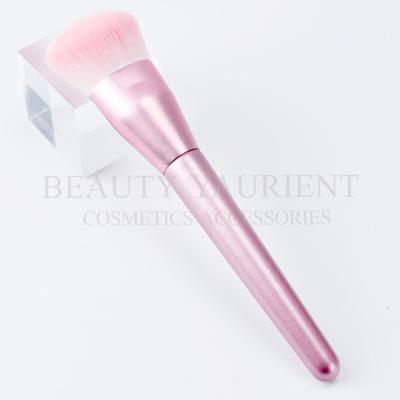 Cina Puntale di alluminio 85g di grande della fibra del fondamento di trucco della spazzola rosa della perla in vendita