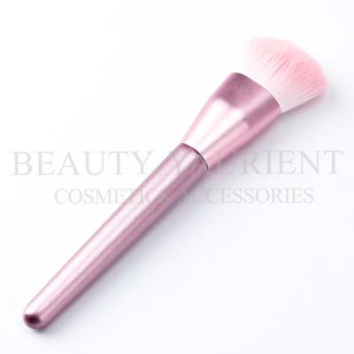Cina Puntale di alluminio 85g di grande della fibra del fondamento di trucco della spazzola rosa della perla in vendita