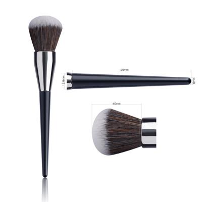 Cina Logo Foundation And Powder Brush privato ha messo le spazzole lunghe di trucco della maniglia di 96mm in vendita