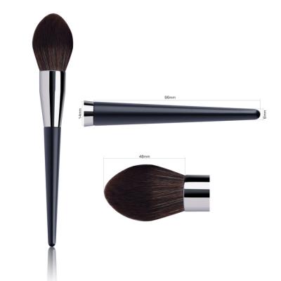 Cina Logo Foundation And Powder Brush privato ha messo le spazzole lunghe di trucco della maniglia di 96mm in vendita