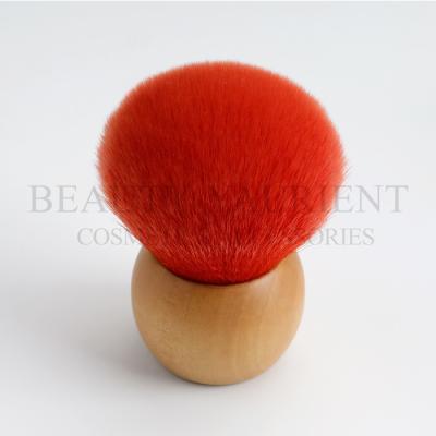 Cina Il giro rosso basso di legno Kabuki della spazzola di Kabuki del bambù spazzola Eco amichevole in vendita