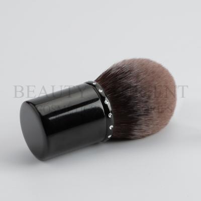 Cina Spazzola a cupola di trucco della spazzola cosmetica di Kabuki della maniglia di ISO14001 Alminum in vendita