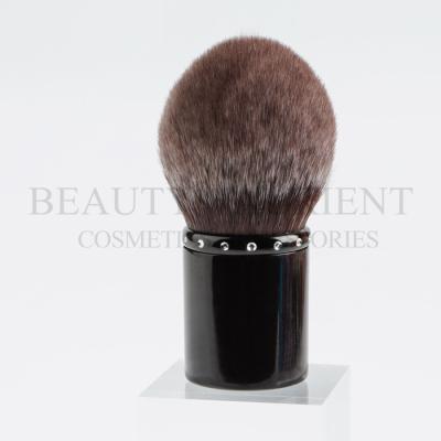 Cina Spazzola a cupola di trucco della spazzola cosmetica di Kabuki della maniglia di ISO14001 Alminum in vendita
