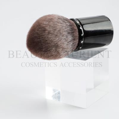 Cina Spazzola a cupola di trucco della spazzola cosmetica di Kabuki della maniglia di ISO14001 Alminum in vendita