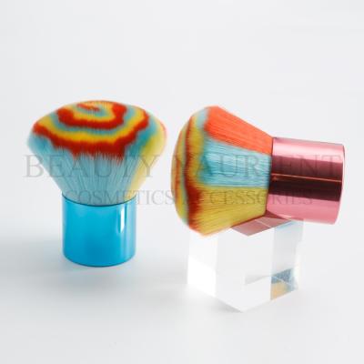 Cina Strumenti multicolori dell'OEM Logo Facial Beauty della spazzola di trucco di Kabuki dei capelli in vendita