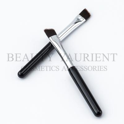 Cina Puntale di alluminio di PBT dei capelli della piccola spazzola ad angolo sintetica nera dell'eye-liner in vendita
