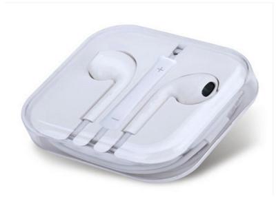China TPE Mobile Cell Phone Accessories Wired Iphone Earphone With Bluetooth Mic for sale