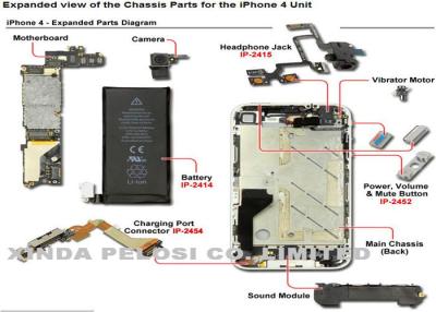 China IPhone Flex Apple Spare Parts White Black With Metal Durable Easy Operation for sale