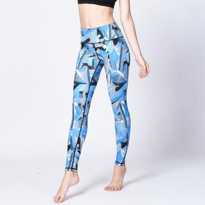 China CPG Global Women's Outdoor Leggings Sport Running Pants Yoga  Geometrical Pattern HK31 for sale