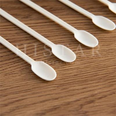 China Corn Starch Natural Degradable disposable Coffee Stirring Spoon for sale