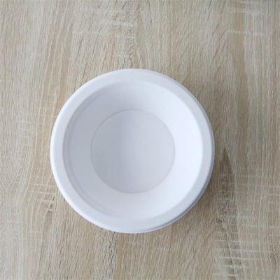 China disposable food bowl eco friendly white color soup bowl biodegradable dessert bowl for sale