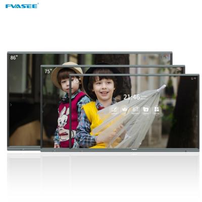 China FVASEE 65 Inch Interactive Touch Panel 20 Point Infrared Android System for Education for sale