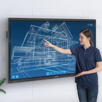 China FVASEE E Series 65 Inch Interactive Touch Screen with Built-in Camera 4K for School Meeting for sale