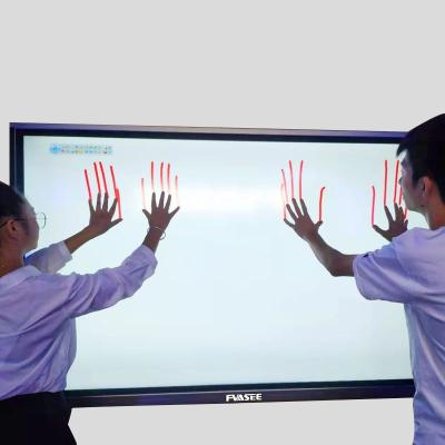 China 75 Inch LCD Smart Touch Screen Interactive Whiteboard 4K UHD 20 Point Touch for sale