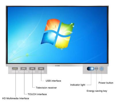 China 65 Inch Interactive Whiteboard Smart Touch Screen LED Display for Business Conference and Education for sale
