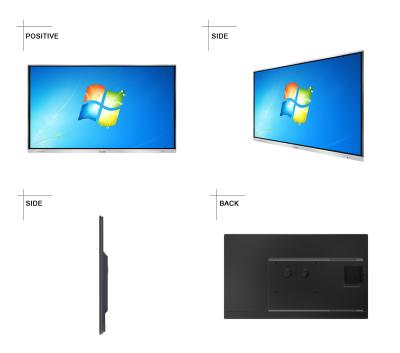 China 65 Inch Interactive Whiteboard Smart Touch Screen LED Display for Business Conference and Education for sale