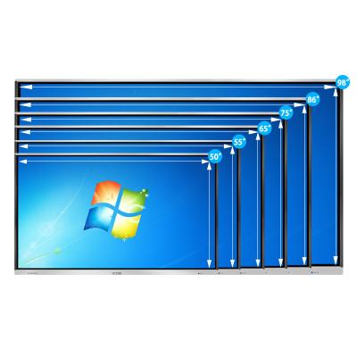 China 86 Inch Smart Interactive Whiteboard Android PC Digital Signage Floor Stand Touch Screen for sale