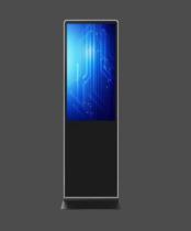 China 43 Inch Interactive Floor Standing Kiosk Touch Screen 1920x1080 IR 10 Point for sale