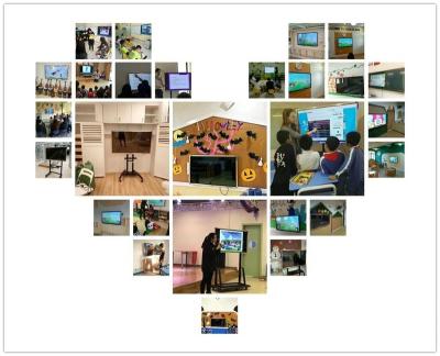 China 75 Inch Interactive Whiteboard Smart Multi Touch 10 Points Zero Delay Dual System for sale