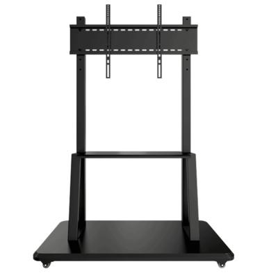 China Mobile TV Stand with Wheels for 50-70 Inch Interactive Flat Panel Display 100kg Capacity for sale