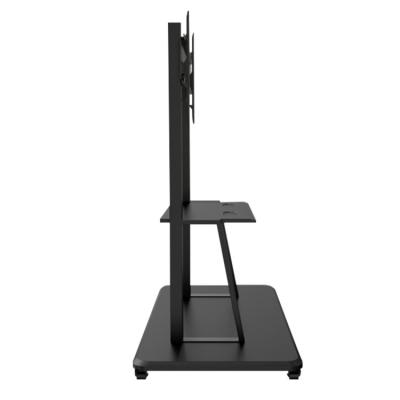 China Mobile TV Stand with Wheels for 50-70 Inch Interactive Flat Panel Display 100kg Capacity for sale