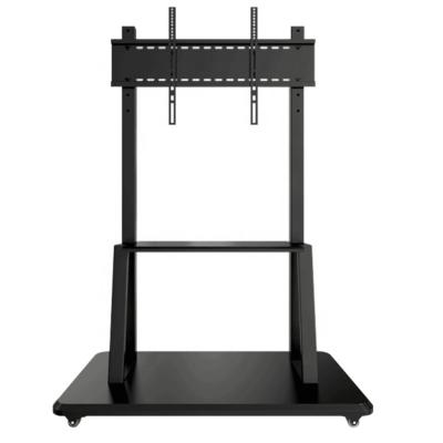 China Mobile Stand for 55-75 Inch Interactive Flat Panel Display Screen 100kg Capacity for sale
