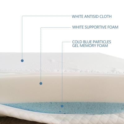 Cina Schiuma ripiegabile tricottata Topper With Waterproof Lining di memoria del tessuto in vendita