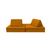 China Safe Indestructible Modular Play Foam Couch With Protective Liner for sale