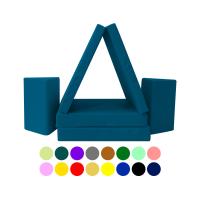 China Flexible Seating Micro-Suede Modular Foam Play Couch For Toddlers for sale