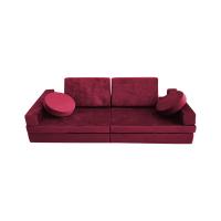 China Triangle Cushion Base Polyester Inner Liner Play Couch Set Sofa for sale