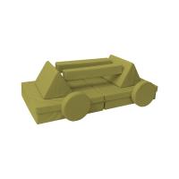 China Half Cylinder Triangle Rectangle 10PCS Modural Foam Play Mat Couch Play for sale